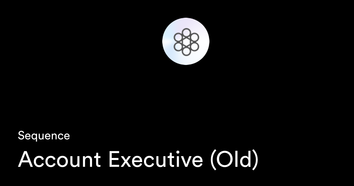 Account Executive at Sequence