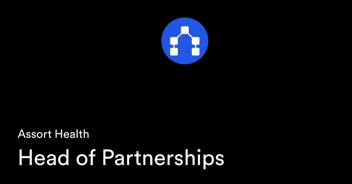Head of Partnerships at Assort Health